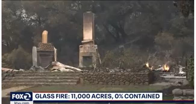 A big fire fight .. Risk of Glass Fire threatening to spike as Bay Area ...